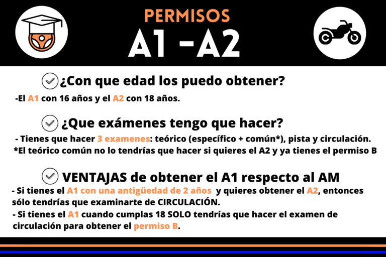 Permisos De Moto A1 Y A2 Autoescuela Equis