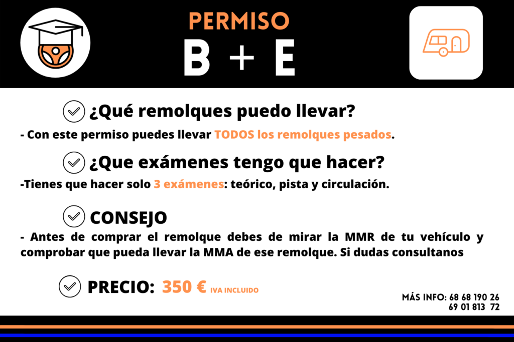 Permiso B+E – Autoescuela Equis